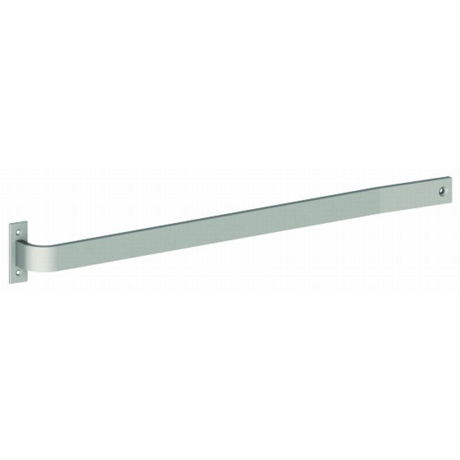 Hager 125S Bent Push Bar - Aluminum | The Home Decor