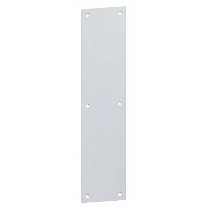 Hager 80S 6" x 16" Square Corner Beveled Push Plate # 033372 - Bright ...